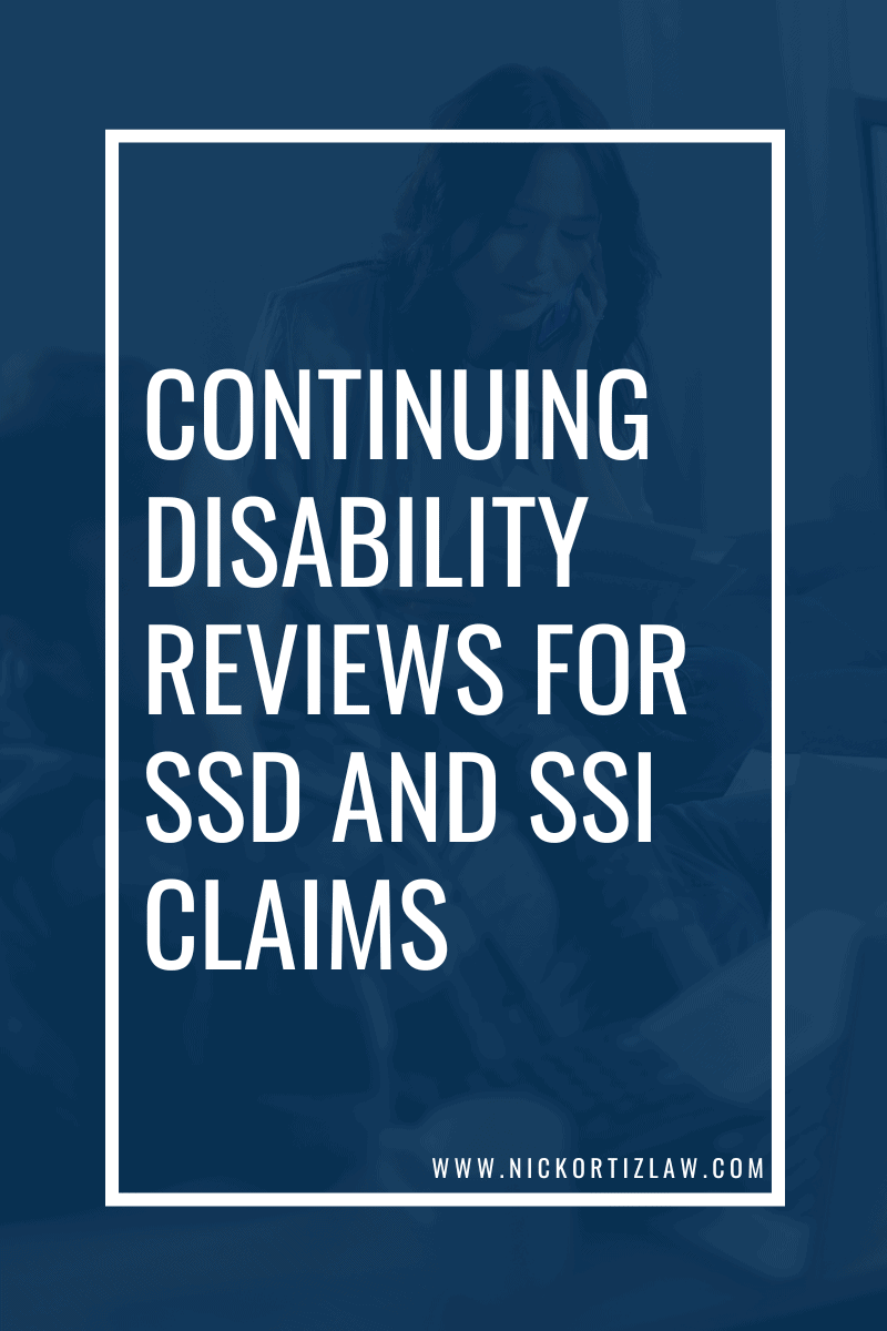 Continuing Disability Reviews for Social Security Disability